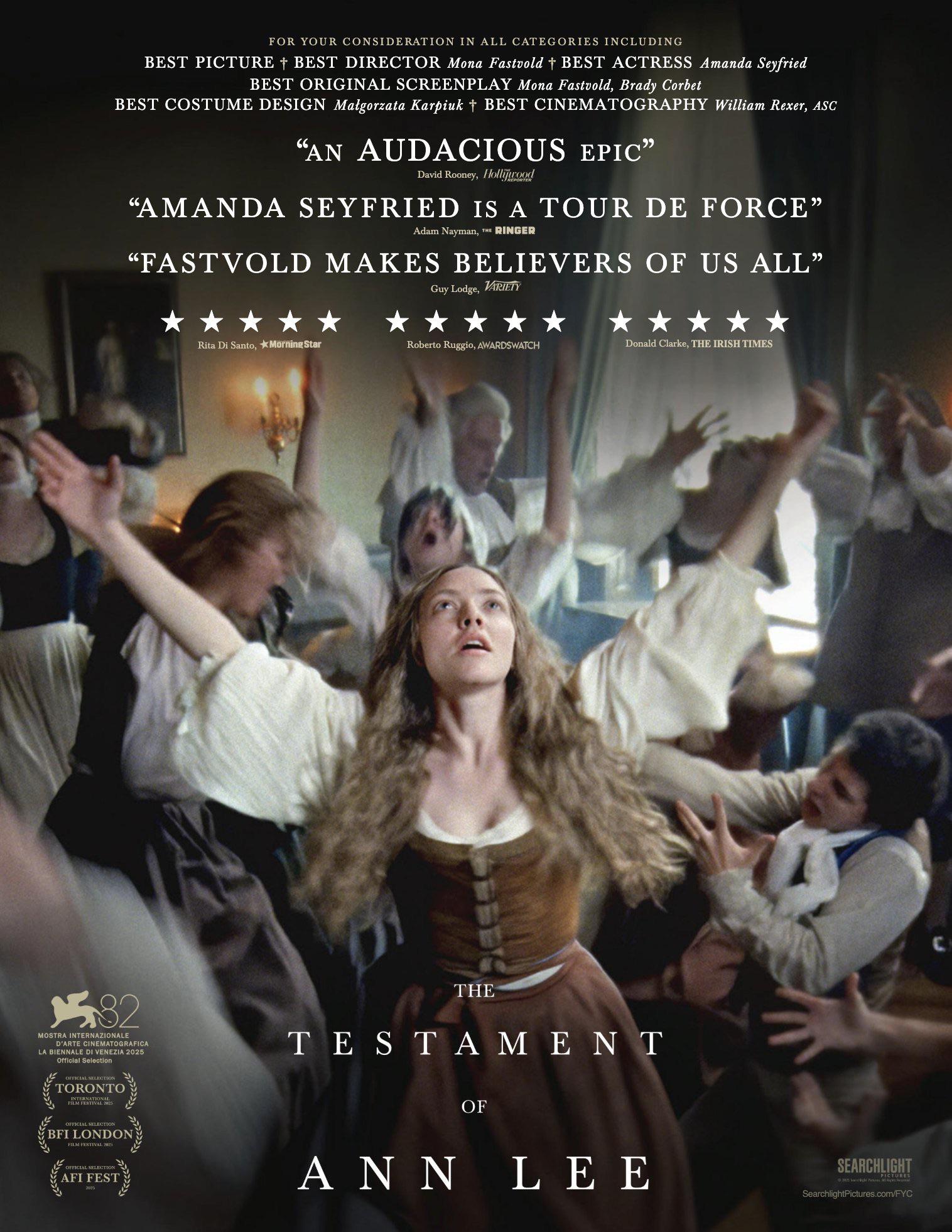 Cinema Arts Centre - THE TESTAMENT OF ANN LEE